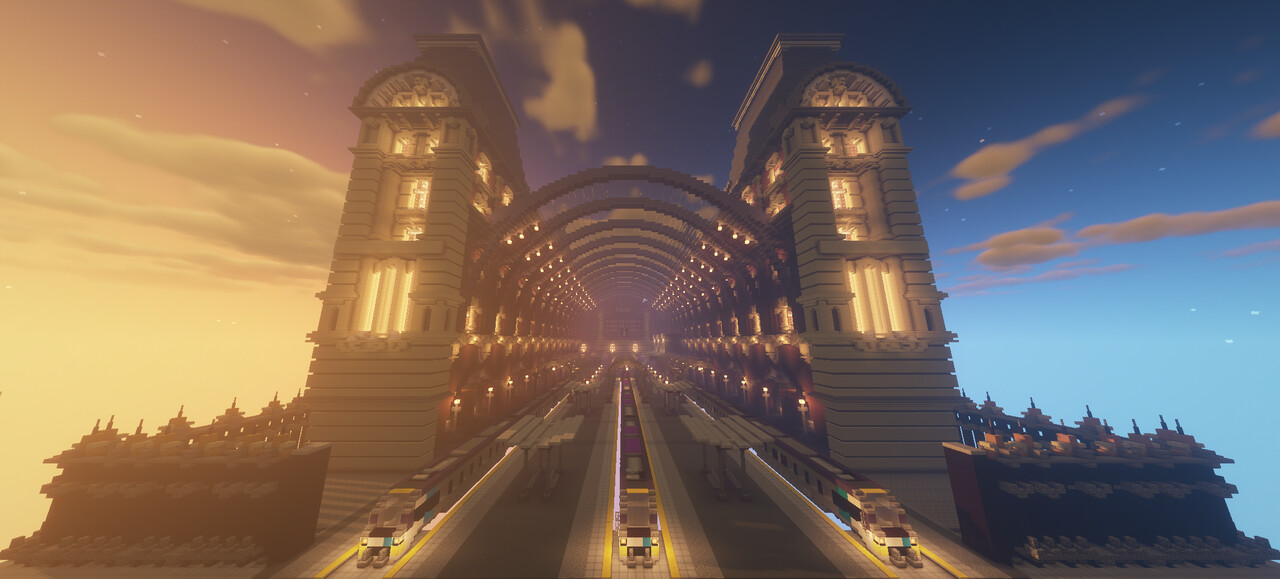 Build - London Train station Inspiration St Pancras - By Arimestic ...