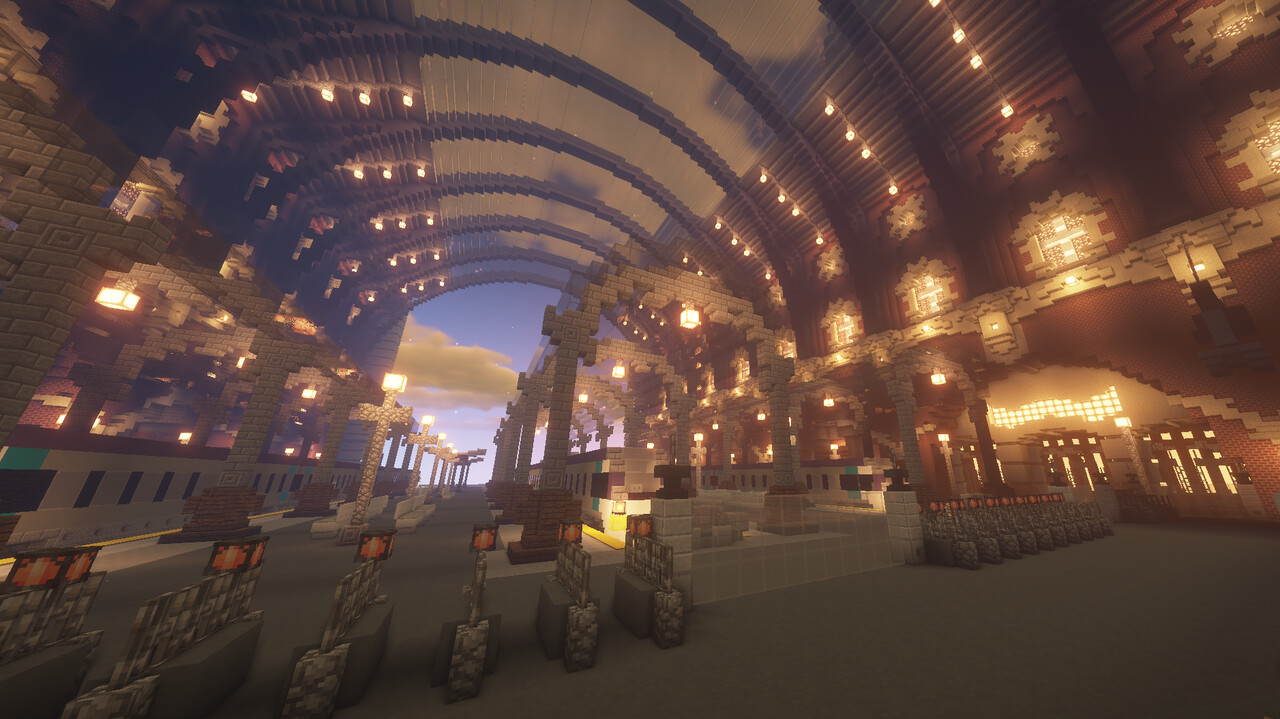 Build - London Train station Inspiration St Pancras - By Arimestic ...