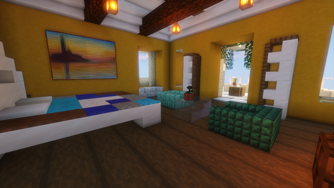 Minecraft Mediterranean Villa Minecraft Map