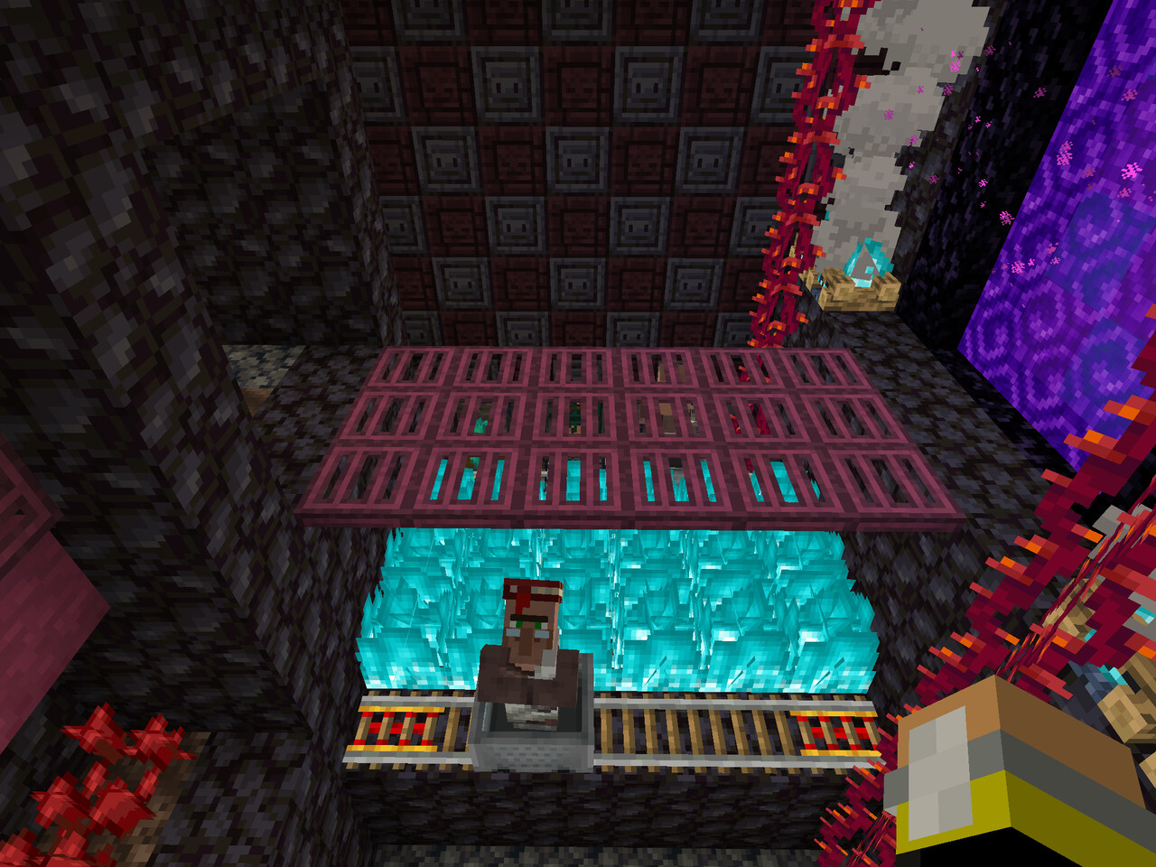 My nether base/thing Minecraft Map