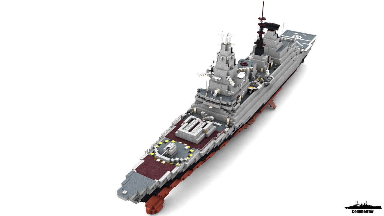 HMS Diamond 1:1 Scale Daring class Ft SCJackson Minecraft Map