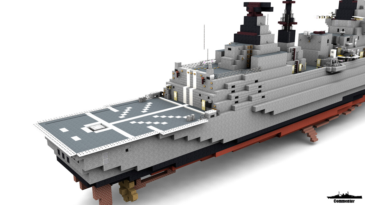 HMS Diamond 1:1 Scale Daring class Ft SCJackson Minecraft Map