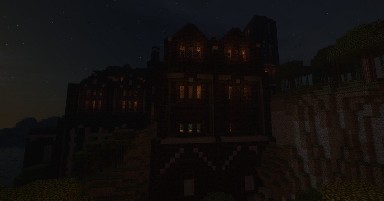 Large Tudor/Gothic Dark Creepy Mansion Minecraft Map