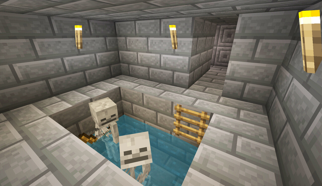 Escape The Skeleton Dungeon! Minecraft Map