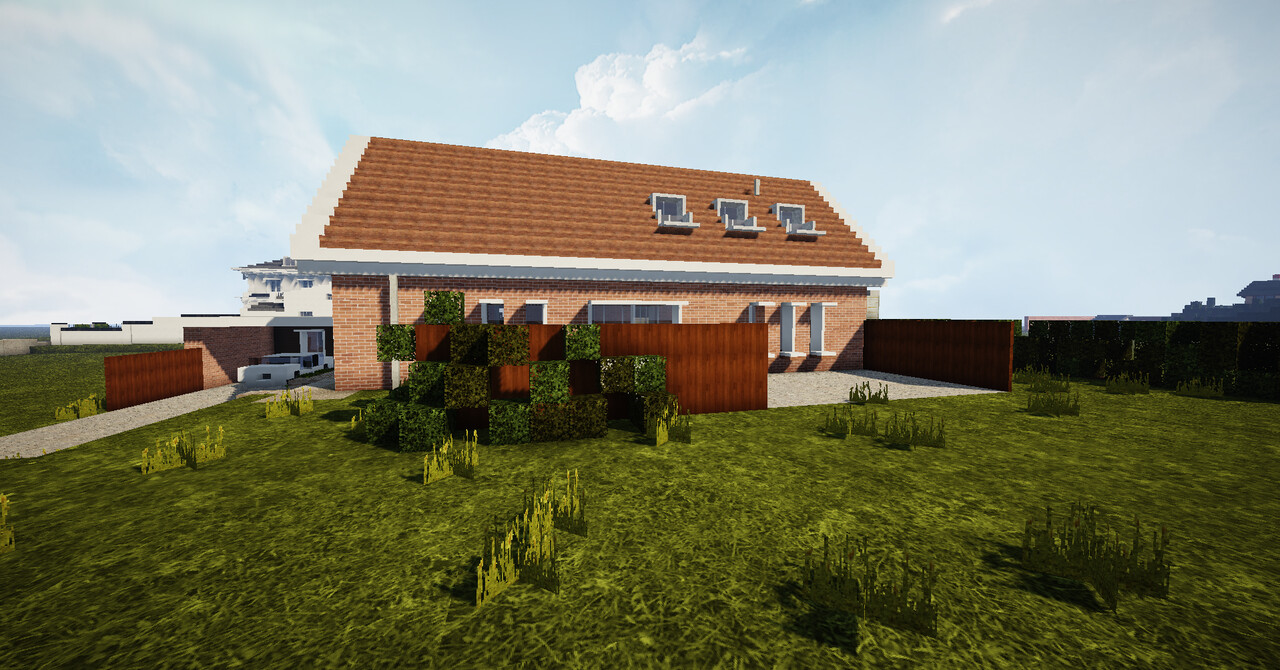 Danish 70's 2-story house | TRS | Rosenparken 37, 9240 Nibe Minecraft Map