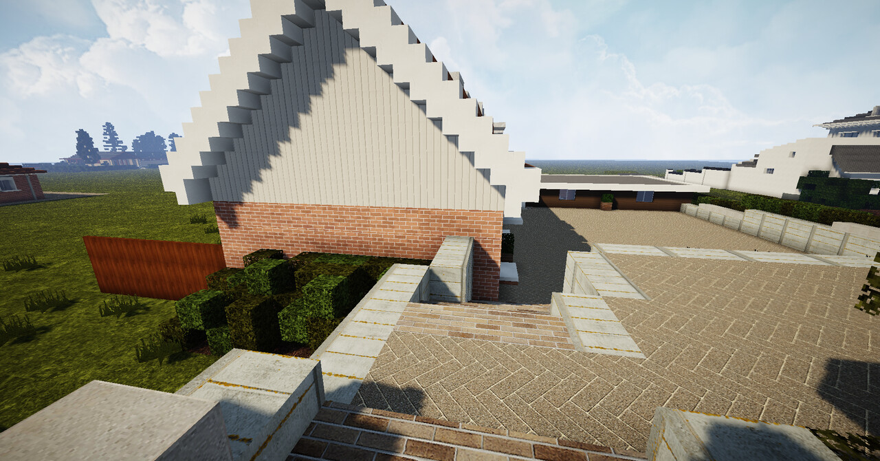 Danish 70's 2-story house | TRS | Rosenparken 37, 9240 Nibe Minecraft Map