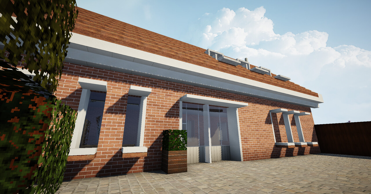 Danish 70's 2-story house | TRS | Rosenparken 37, 9240 Nibe Minecraft Map