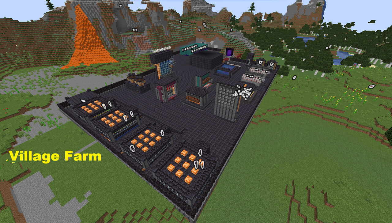 Nether Village Minecraft Map