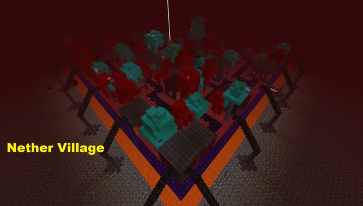 Nether Village Minecraft Map