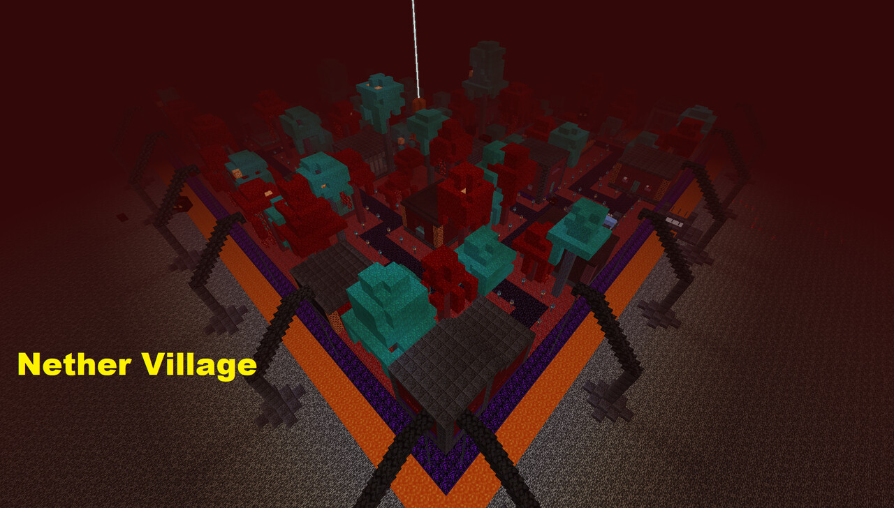 Nether Village Minecraft Map