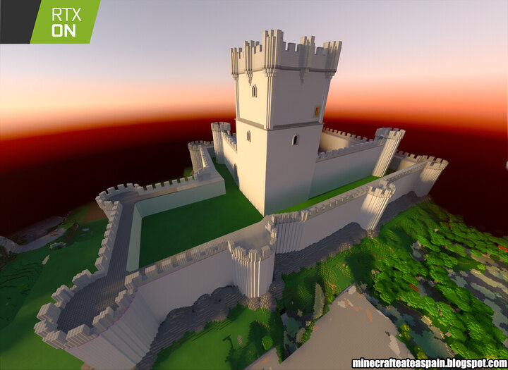 Minecrafteate in RTX, Nº21: Replica of the Atalaya Castle, Villena ...