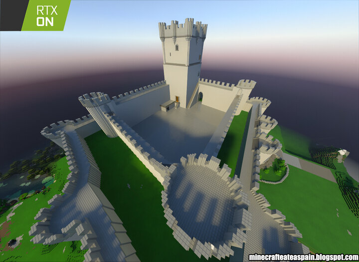 Minecrafteate in RTX, Nº21: Replica of the Atalaya Castle, Villena ...