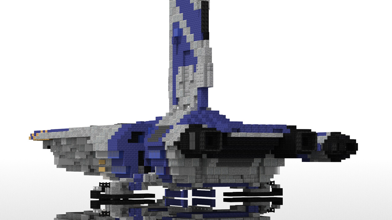 S-161 "Stinger" XL "Mantis | 1,5:1 space ship Minecraft Map