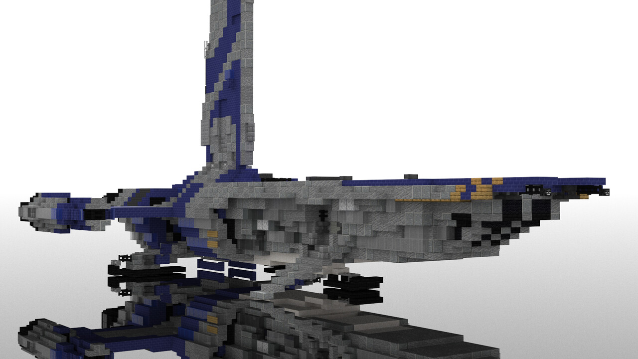 S-161 "Stinger" XL "Mantis | 1,5:1 space ship Minecraft Map