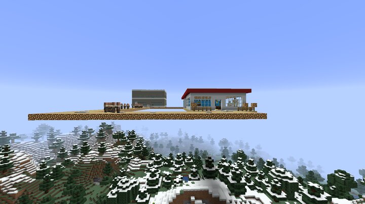 Floating Restaurant Minecraft Map