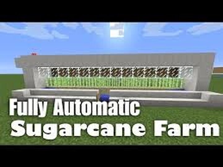 Automatic Sugarcane farm Minecraft Map