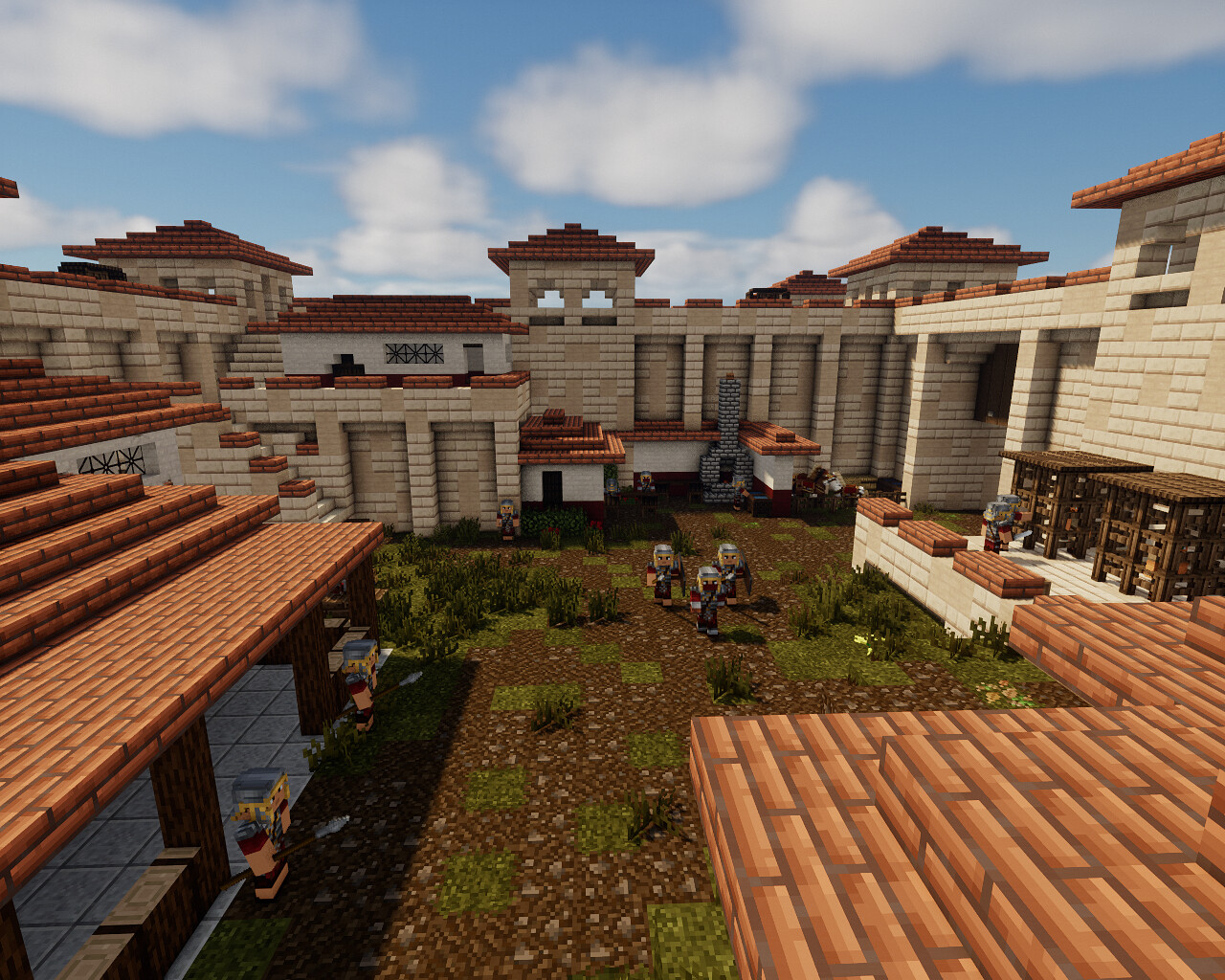 Roman Fortress Minecraft Map