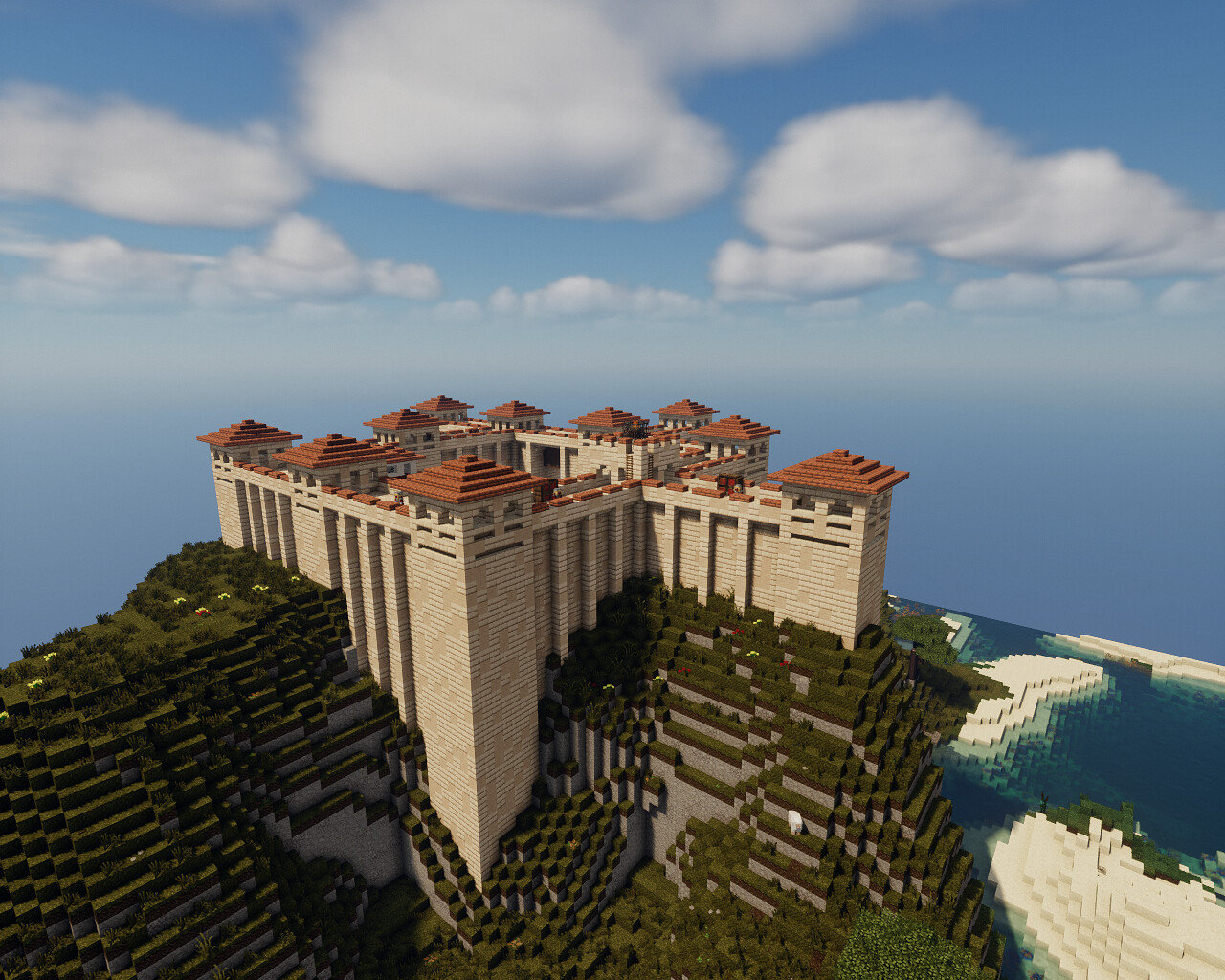 Roman Fortress Minecraft Map