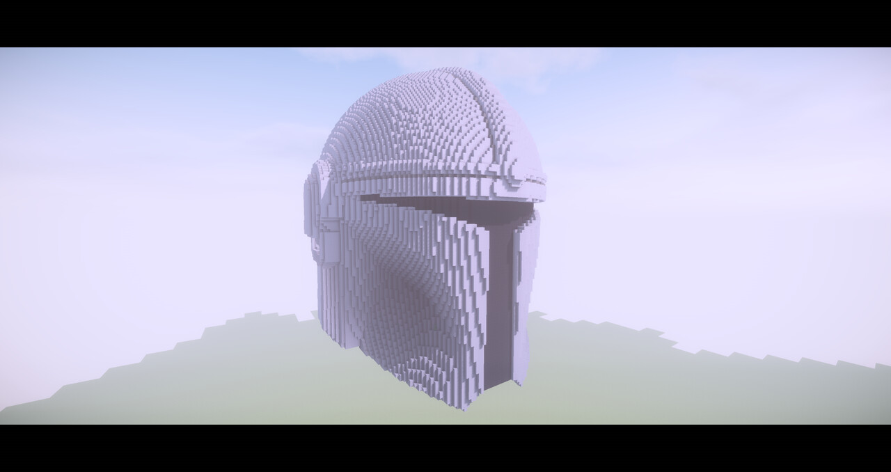 Star Wars Mandalorian Helmet Minecraft Map