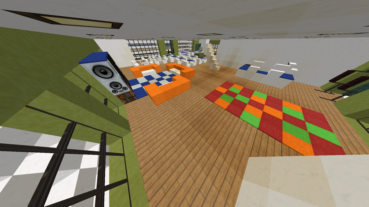 Modern Building with Bakery Minecraft Map