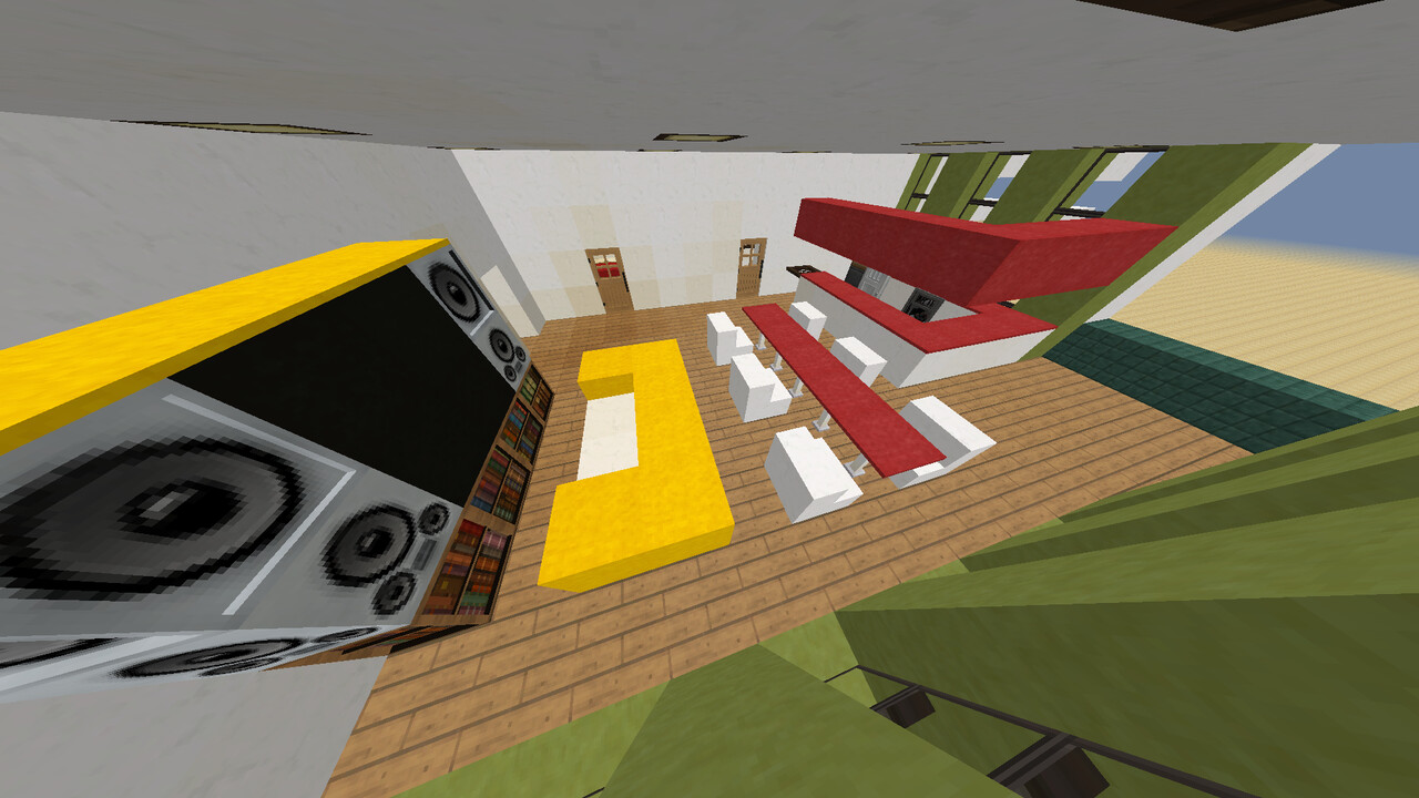 Modern Building with Bakery Minecraft Map