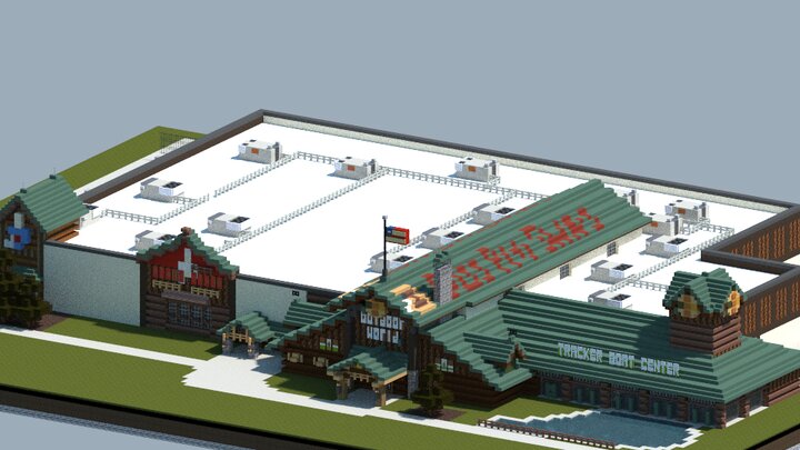 Bass Pro Shop #1 [With interior and download] Minecraft Map