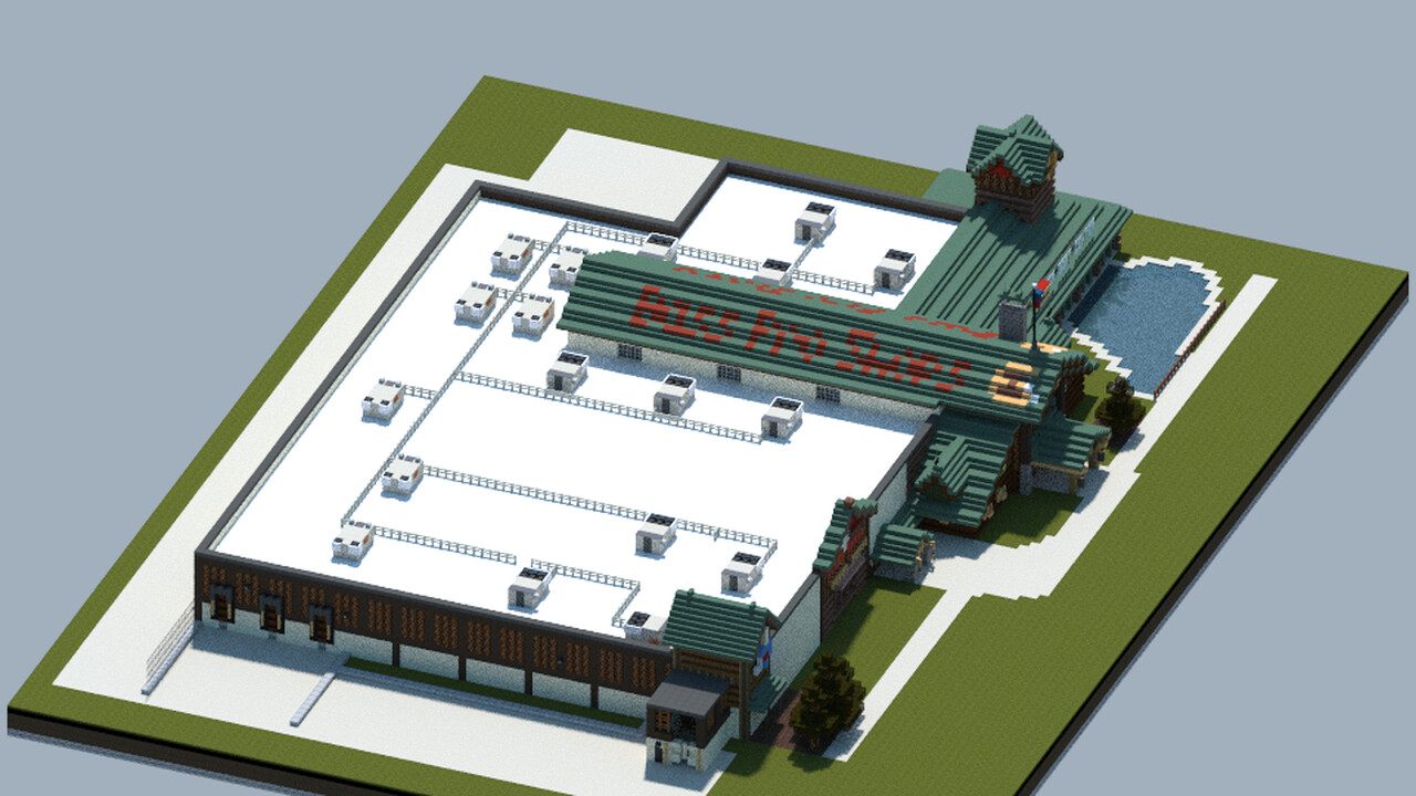 Bass Pro Shop #1 [With interior and download] Minecraft Map