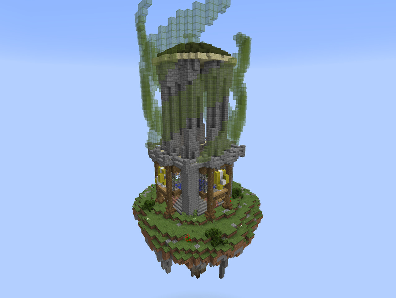Minecraft Skyblock/Skywars Spawn (Magic Tower) Minecraft Map
