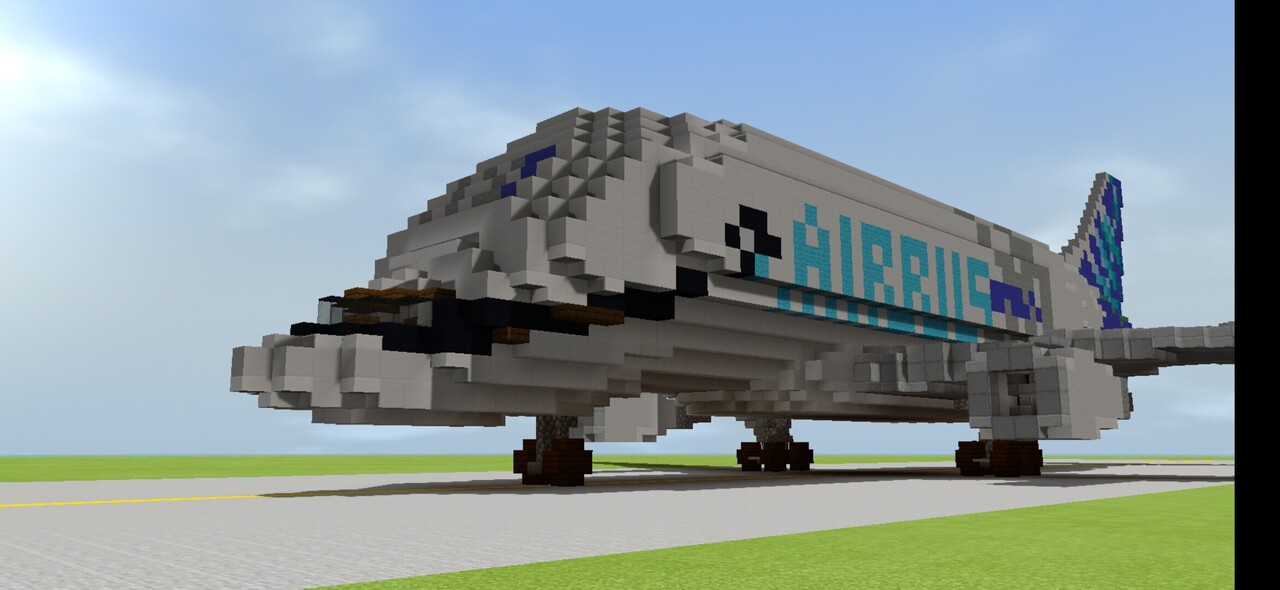 Airbus Beluga XL 1.5:1 scale Minecraft Map
