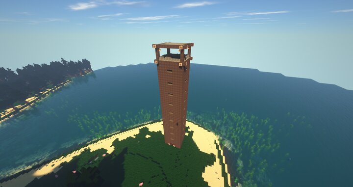 Medieval Watchtower 164 ft. high Minecraft Map