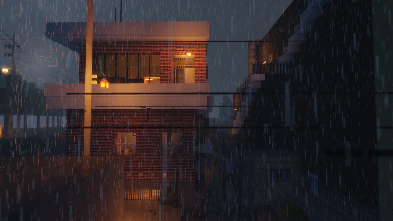 parasite house + Minecraft Map