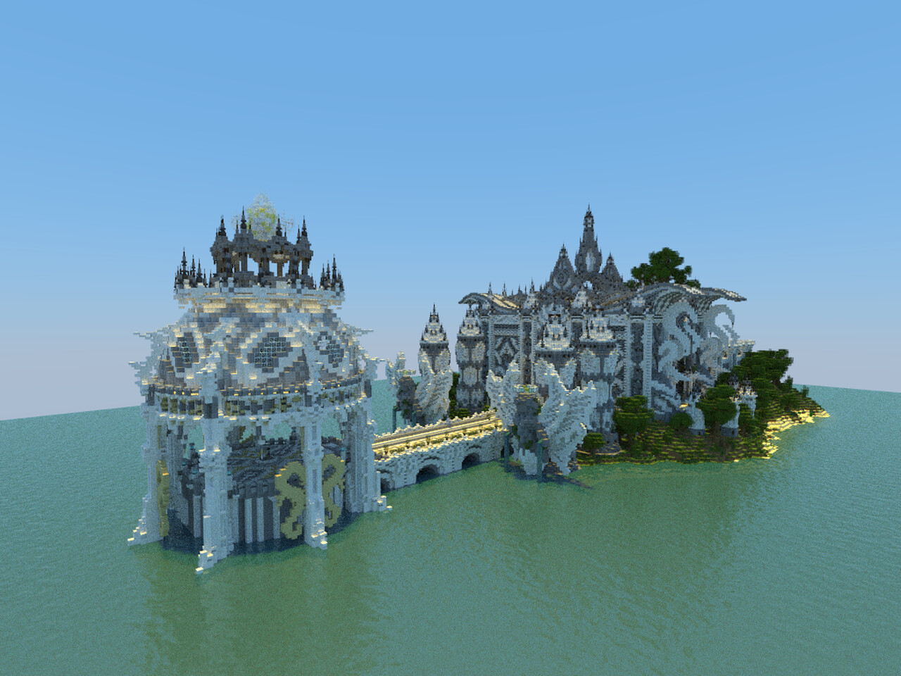 Minecraft Divine Castle Lobby Minecraft Map