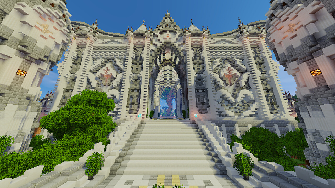Minecraft Divine Castle Lobby Minecraft Map