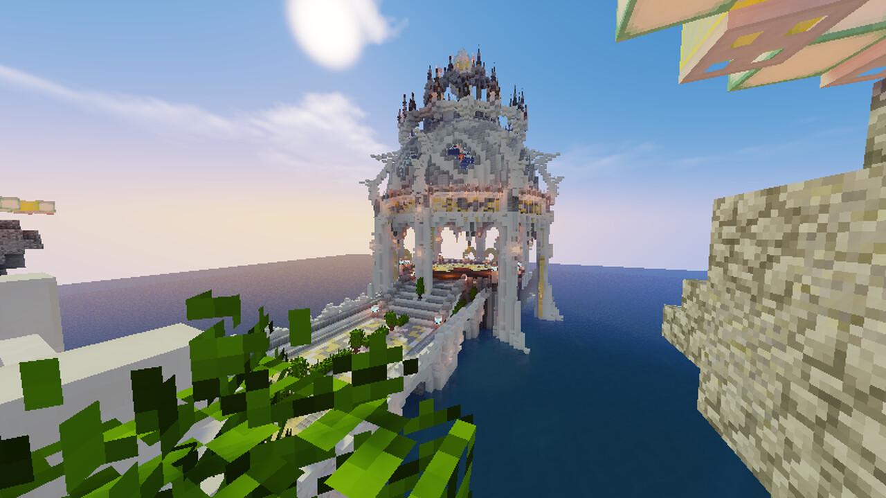 Minecraft Divine Castle Lobby Minecraft Map