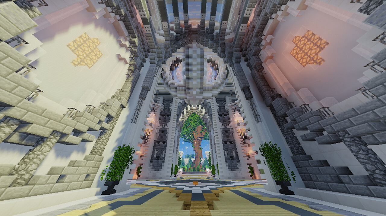 Minecraft Divine Castle Lobby Minecraft Map