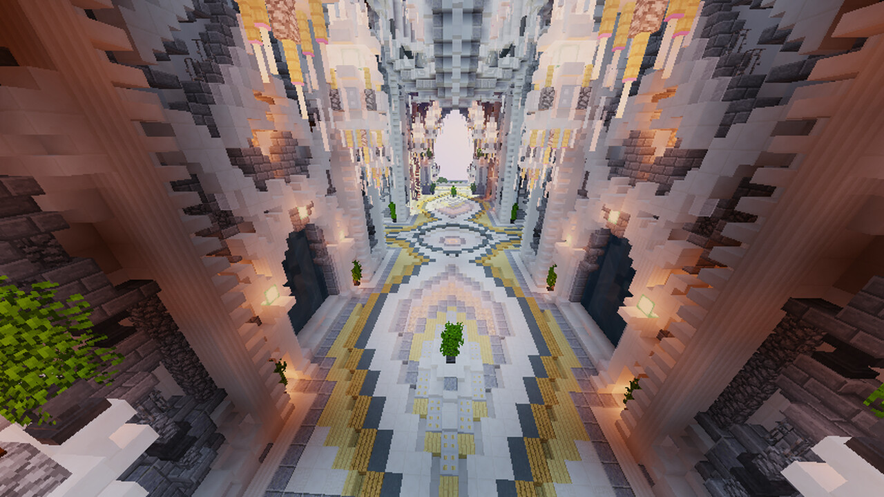 Minecraft Divine Castle Lobby Minecraft Map