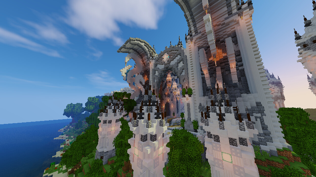 Minecraft Divine Castle Lobby Minecraft Map