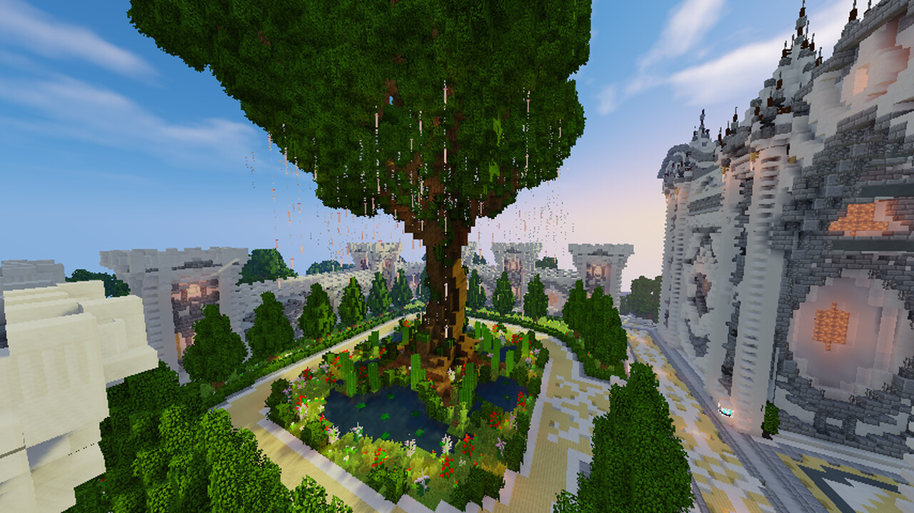 Minecraft Divine Castle Lobby Minecraft Map