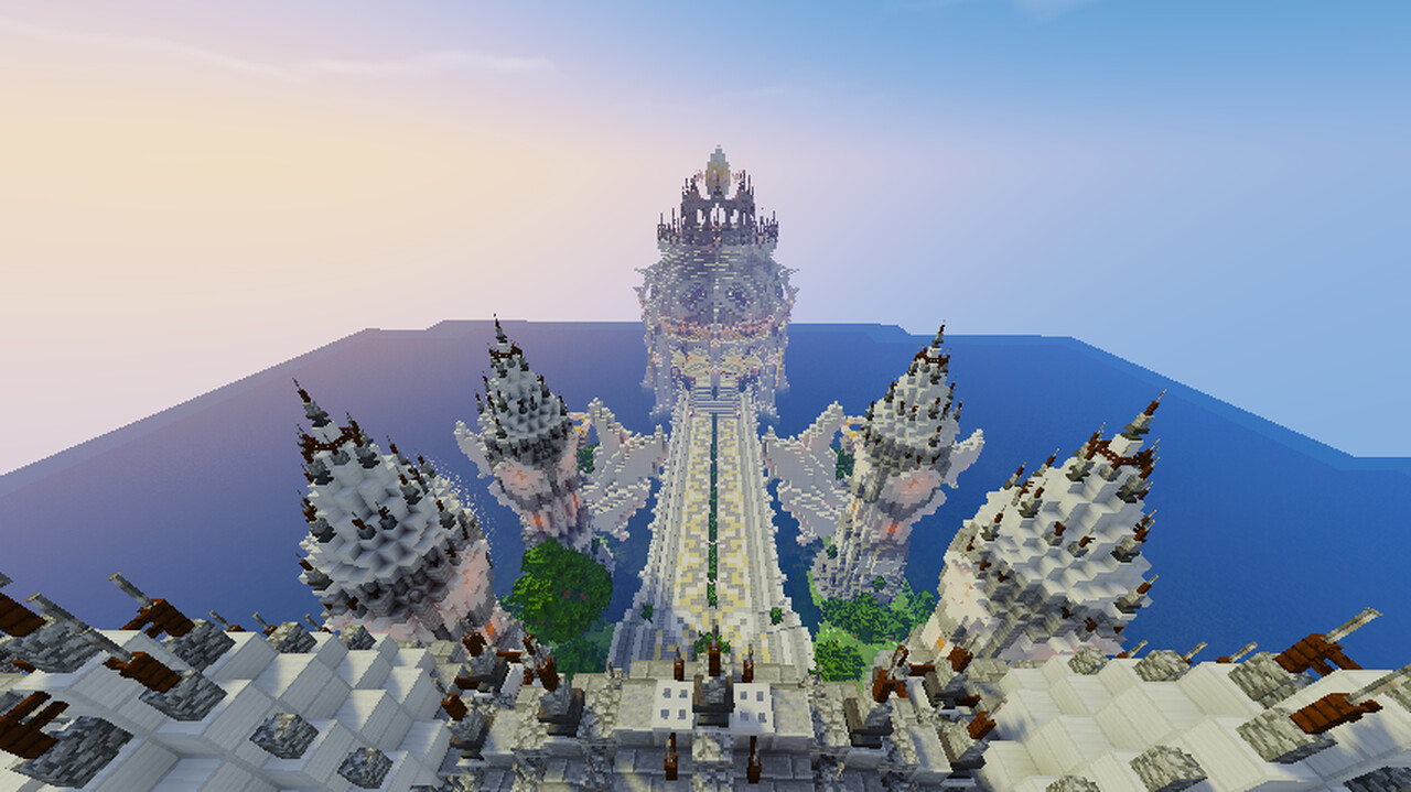 Minecraft Divine Castle Lobby Minecraft Map