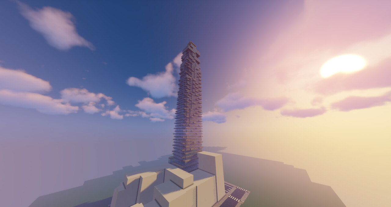 Jenga Tower (Skyscraper), New York City | 1:1 Recreation Minecraft Map