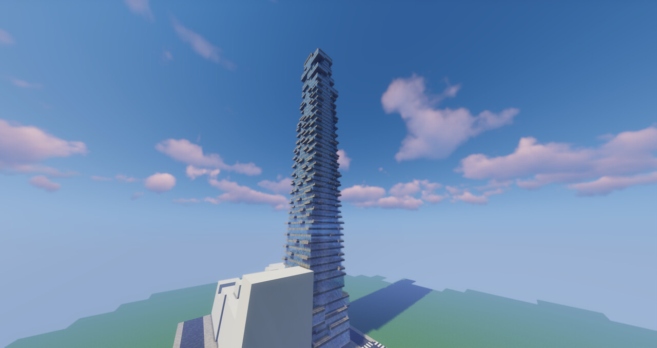Jenga Tower (Skyscraper), New York City | 1:1 Recreation Minecraft Map