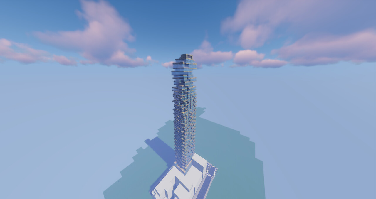 Jenga Tower (Skyscraper), New York City | 1:1 Recreation Minecraft Map