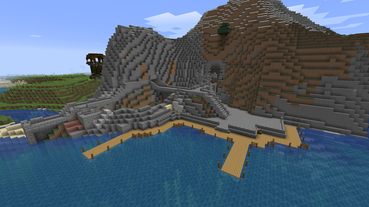 Construction has begun on my new dwarven city base Minecraft Map