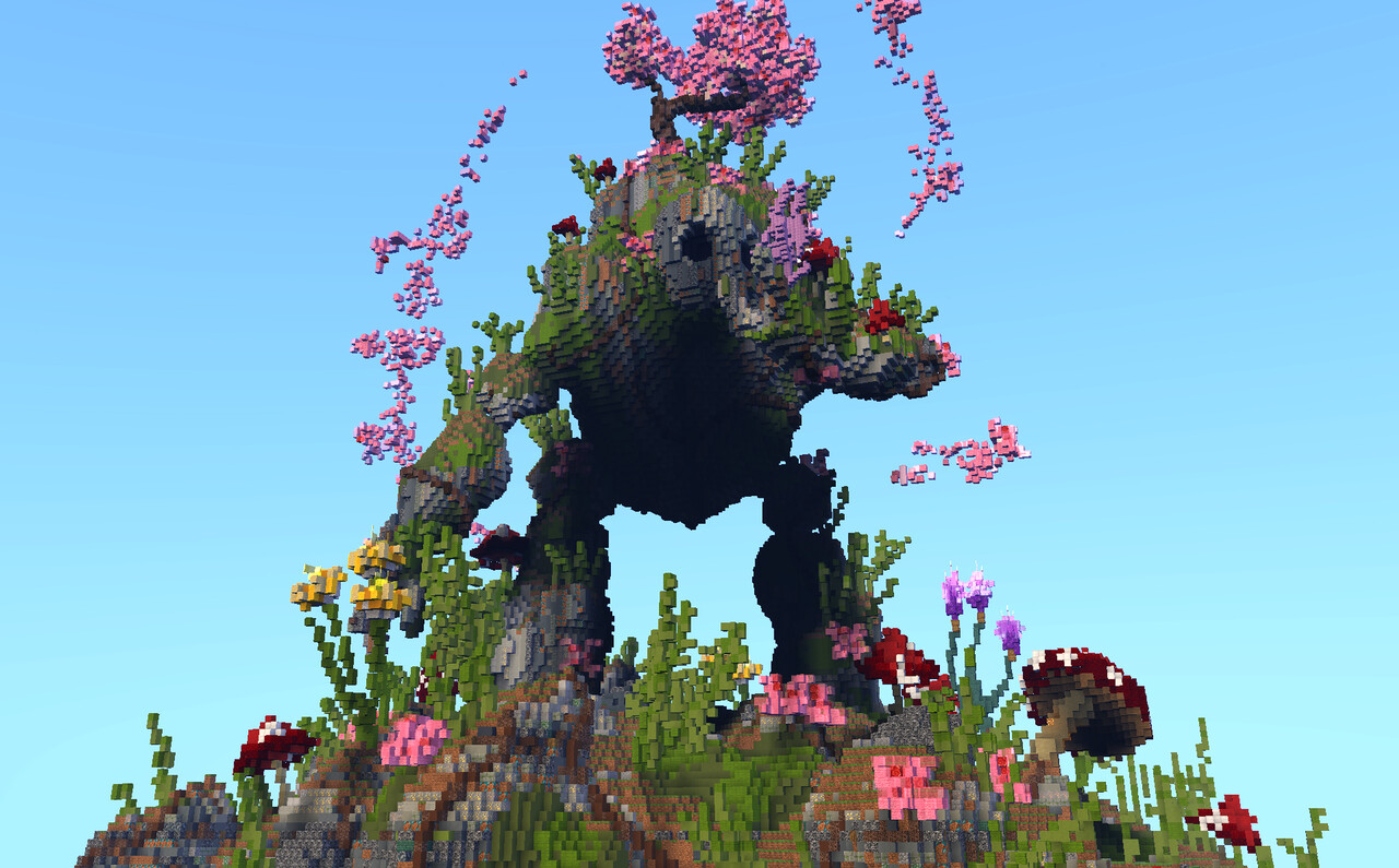 Cherry Blossom Golem Minecraft Map
