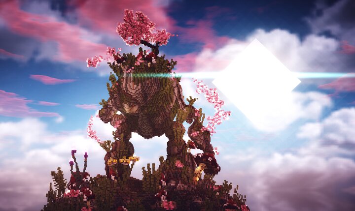 Cherry Blossom Golem Minecraft Map
