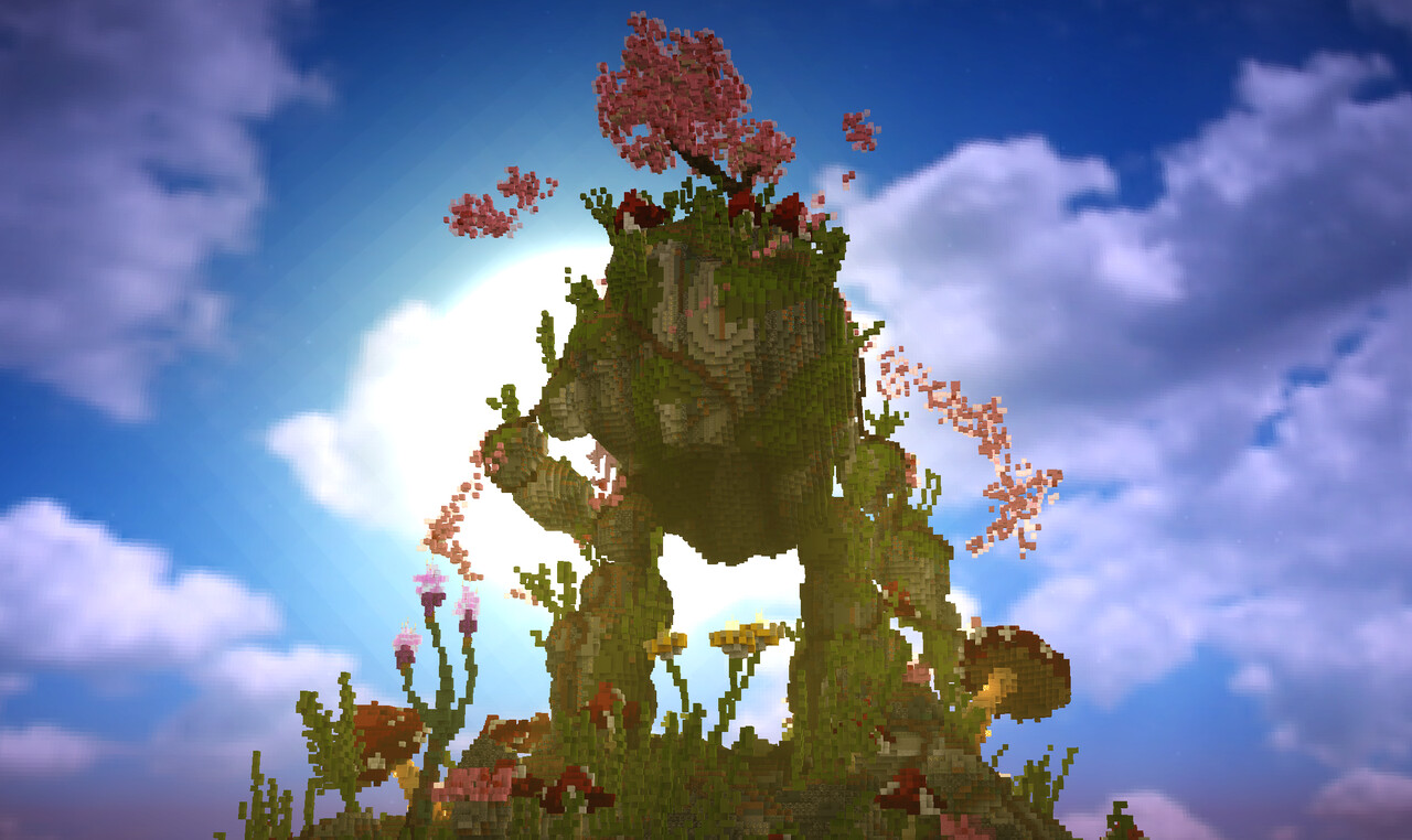 Cherry Blossom Golem Minecraft Map