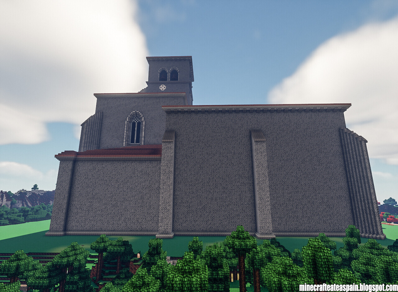 Minecraft replica of the Romanesque Church of San Martin Obispo ...