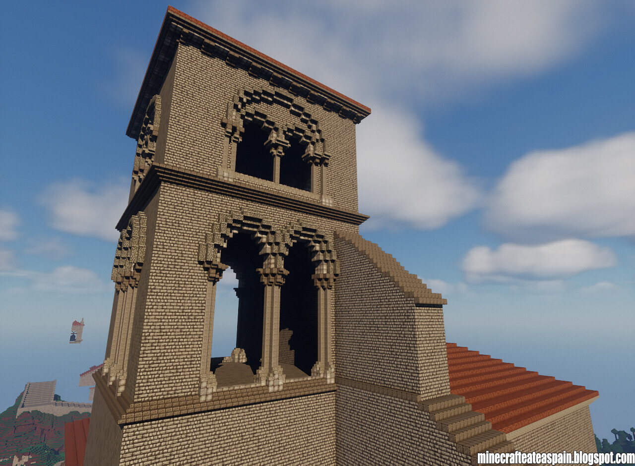 Minecraft replica of the Romanesque Church of San Martin Obispo ...