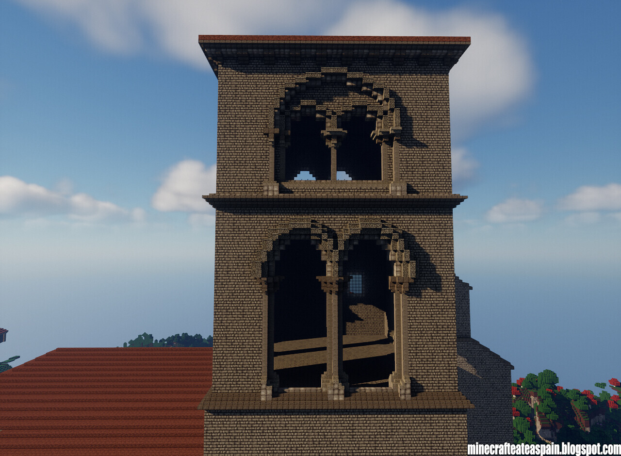 Minecraft replica of the Romanesque Church of San Martin Obispo ...