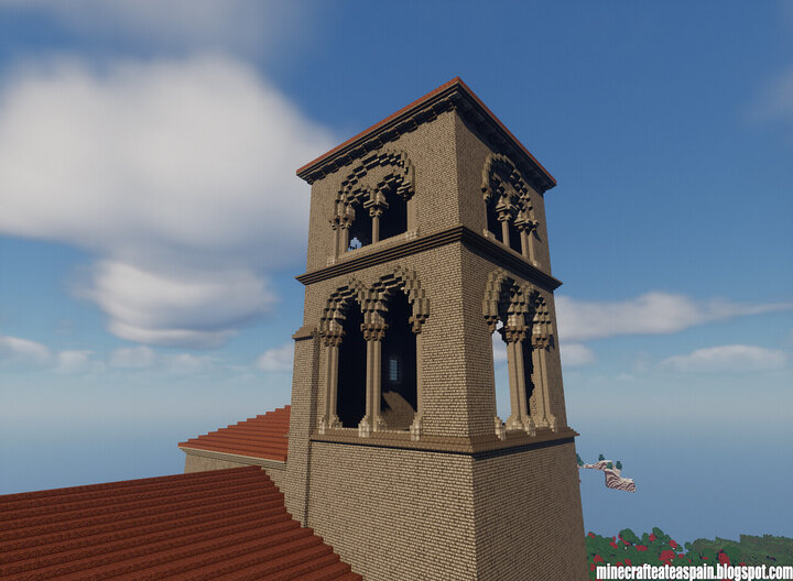 Minecraft replica of the Romanesque Church of San Martin Obispo ...